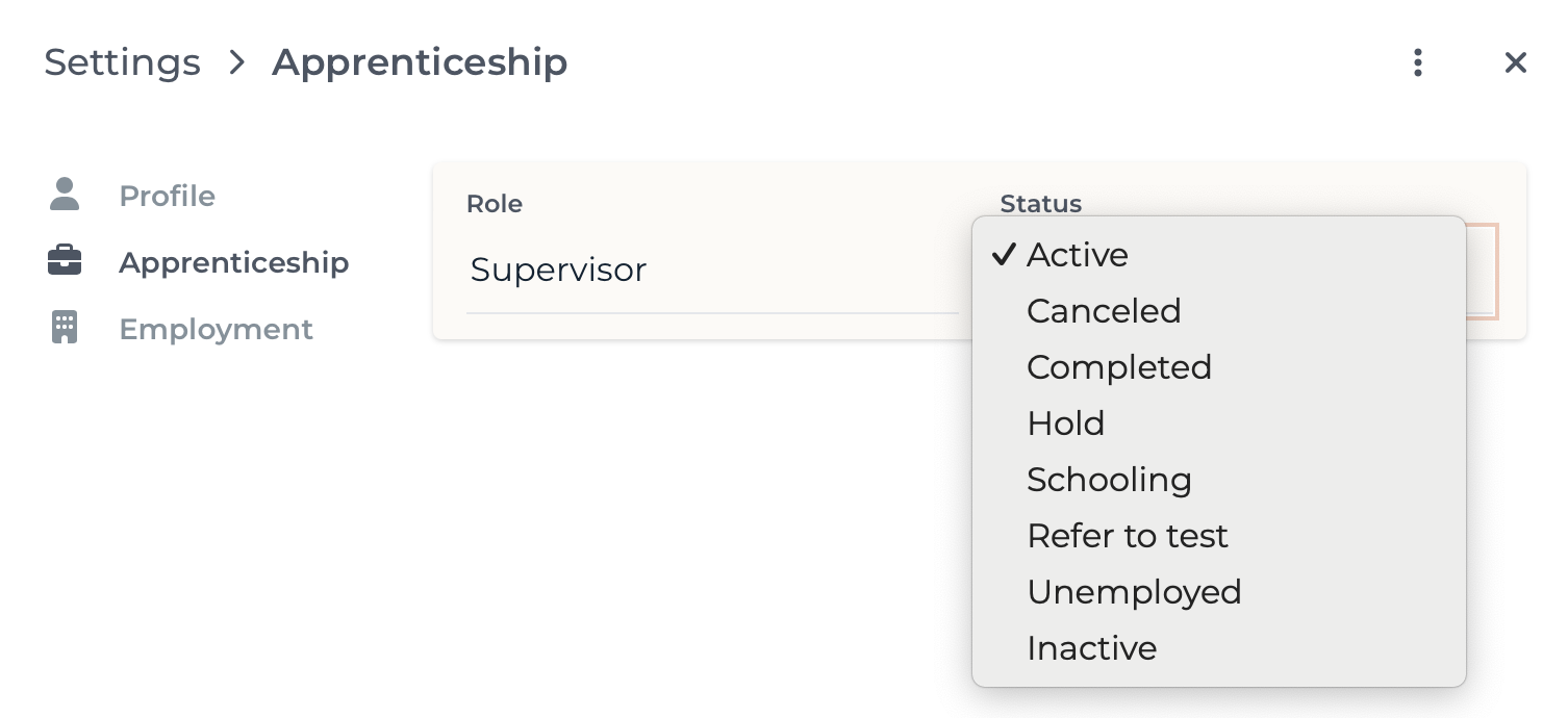 What do the different Supervisor status' mean? – WorkHands