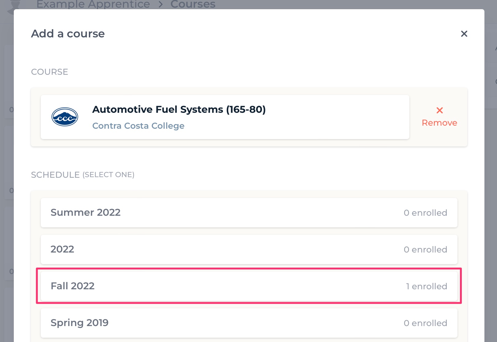 How do I remove a default course requirement? And add a non-default ...