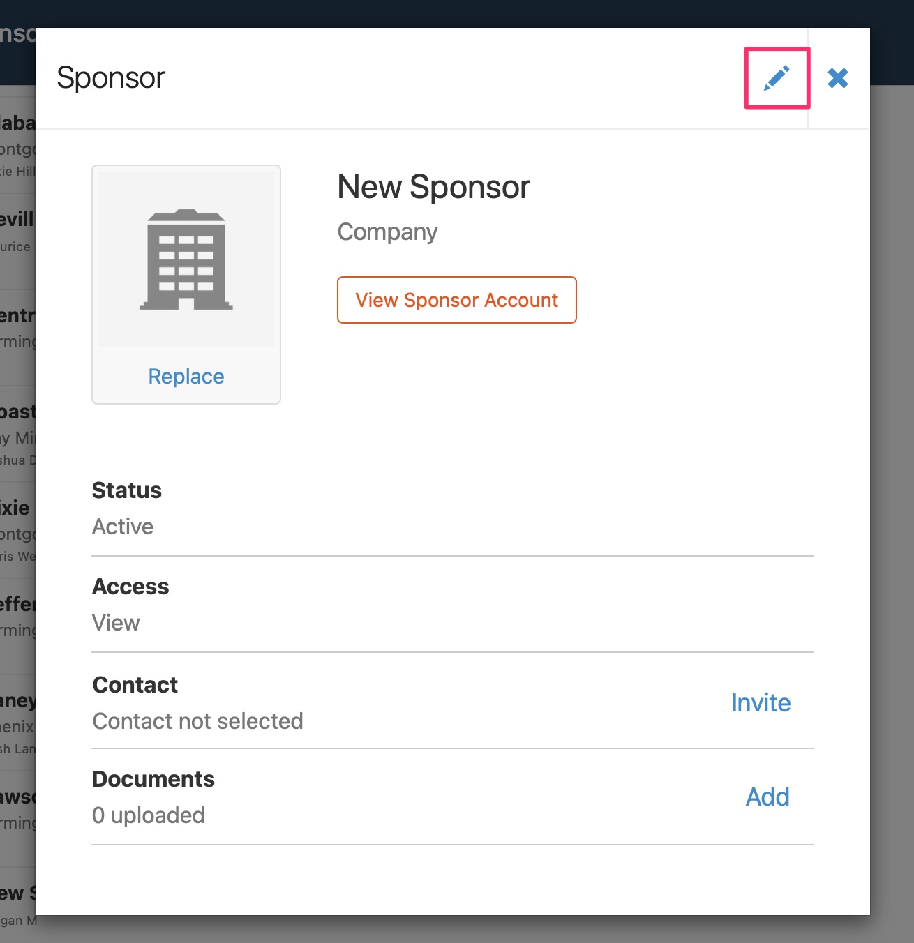 How Do I Add A Contact To An Existing Sponsor WorkHands