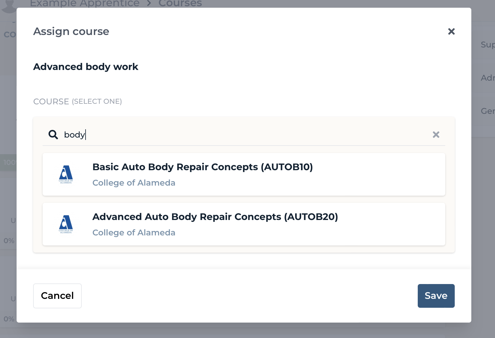 How do I add an apprentice to a course? – WorkHands
